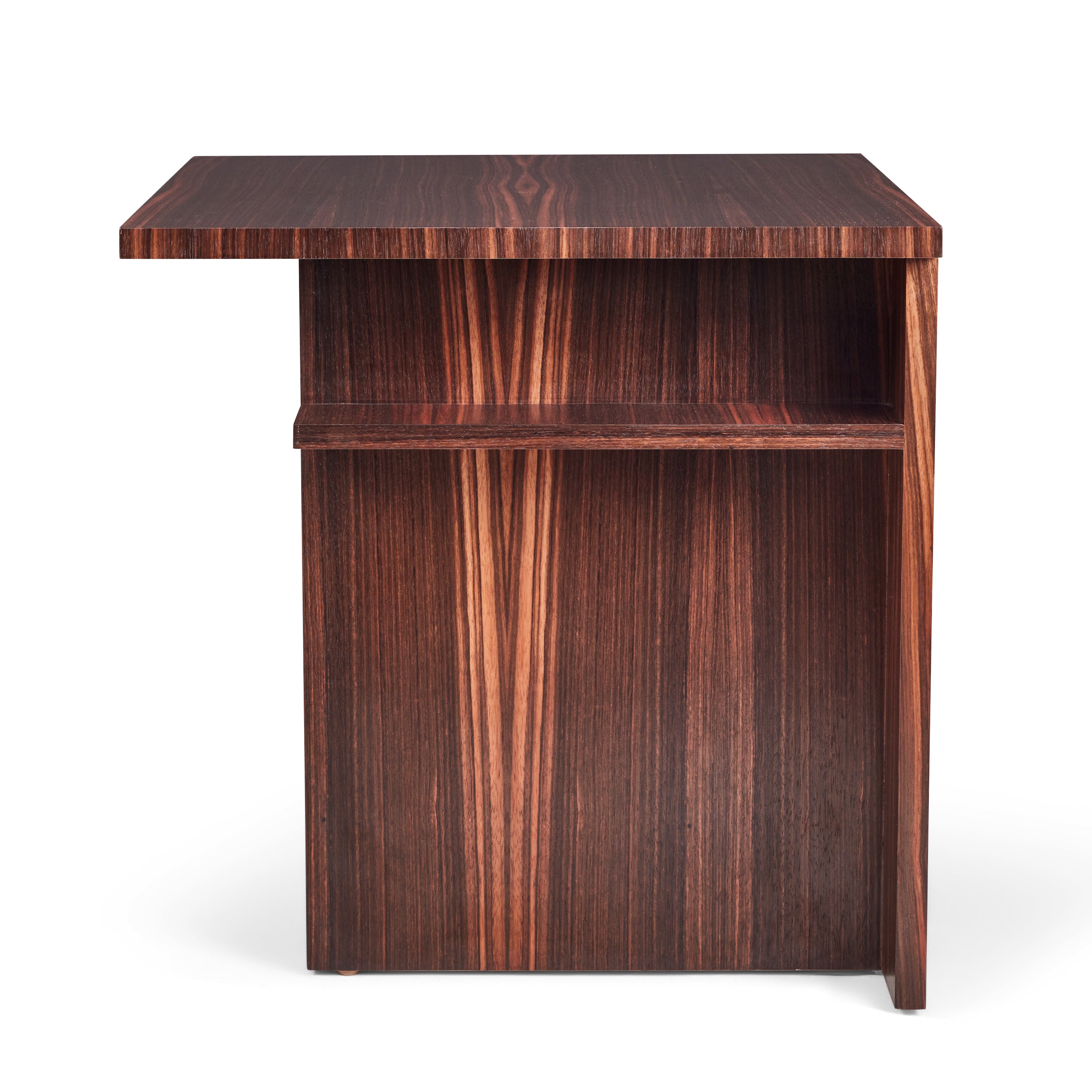 'Mondrian' Solid Wood Side Table in the Manner of Pierre Chareau for M ...